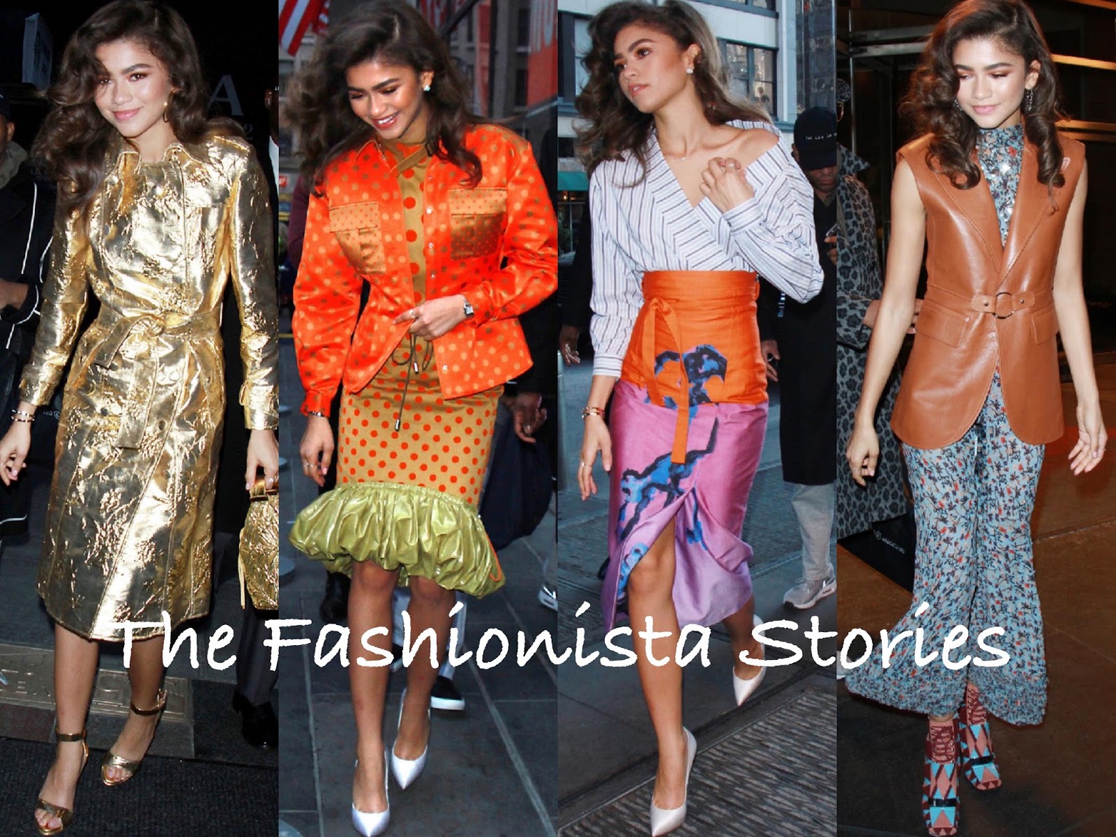 Zendaya in Giuseppe di Morabito, Mary Katrantzou, Stella Jean & Chloe ...