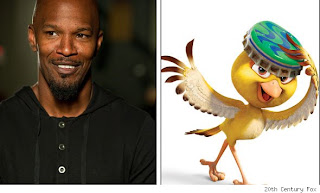 Sobre su personaje en 'Rio' Jamie Foxx dice: "Ese pajarito es igual a ...