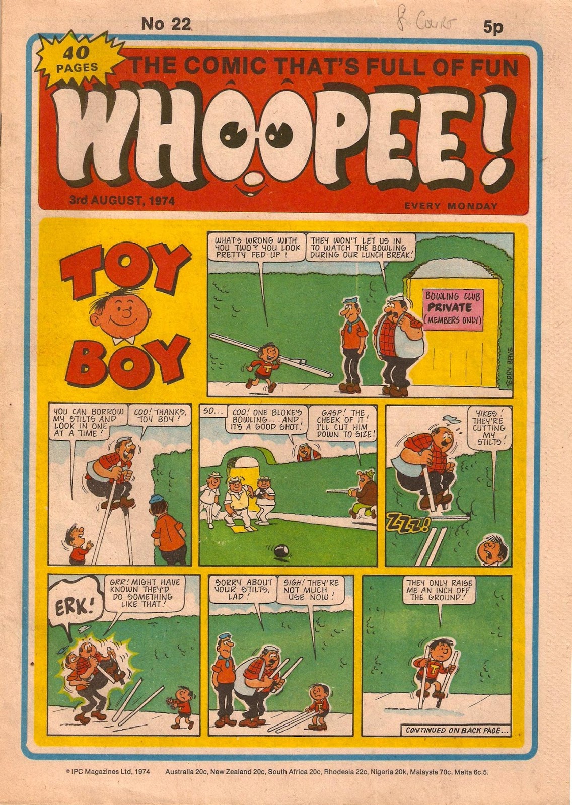 Wacky Comics!: This Week In... 1974 - Whoopee!