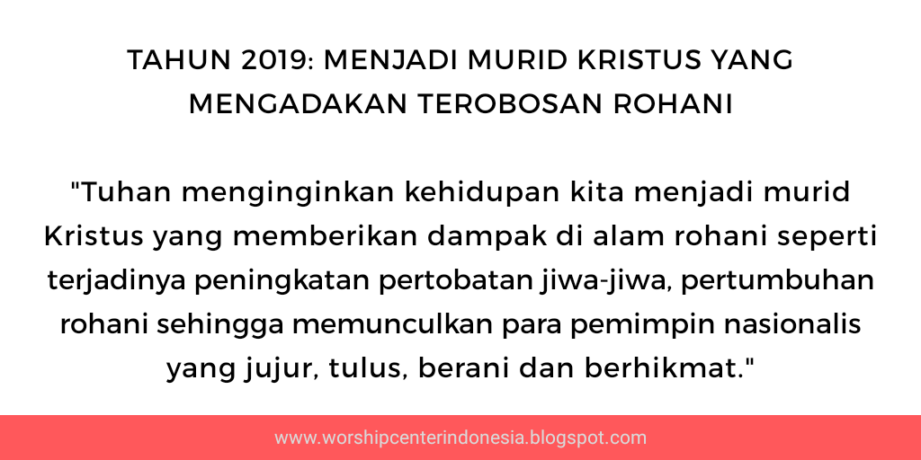 PERSPEKTIF DAN STRATEGI PROFETIK 2019 : MEMBEBASKAN DIRI DARI PENGARUH ...