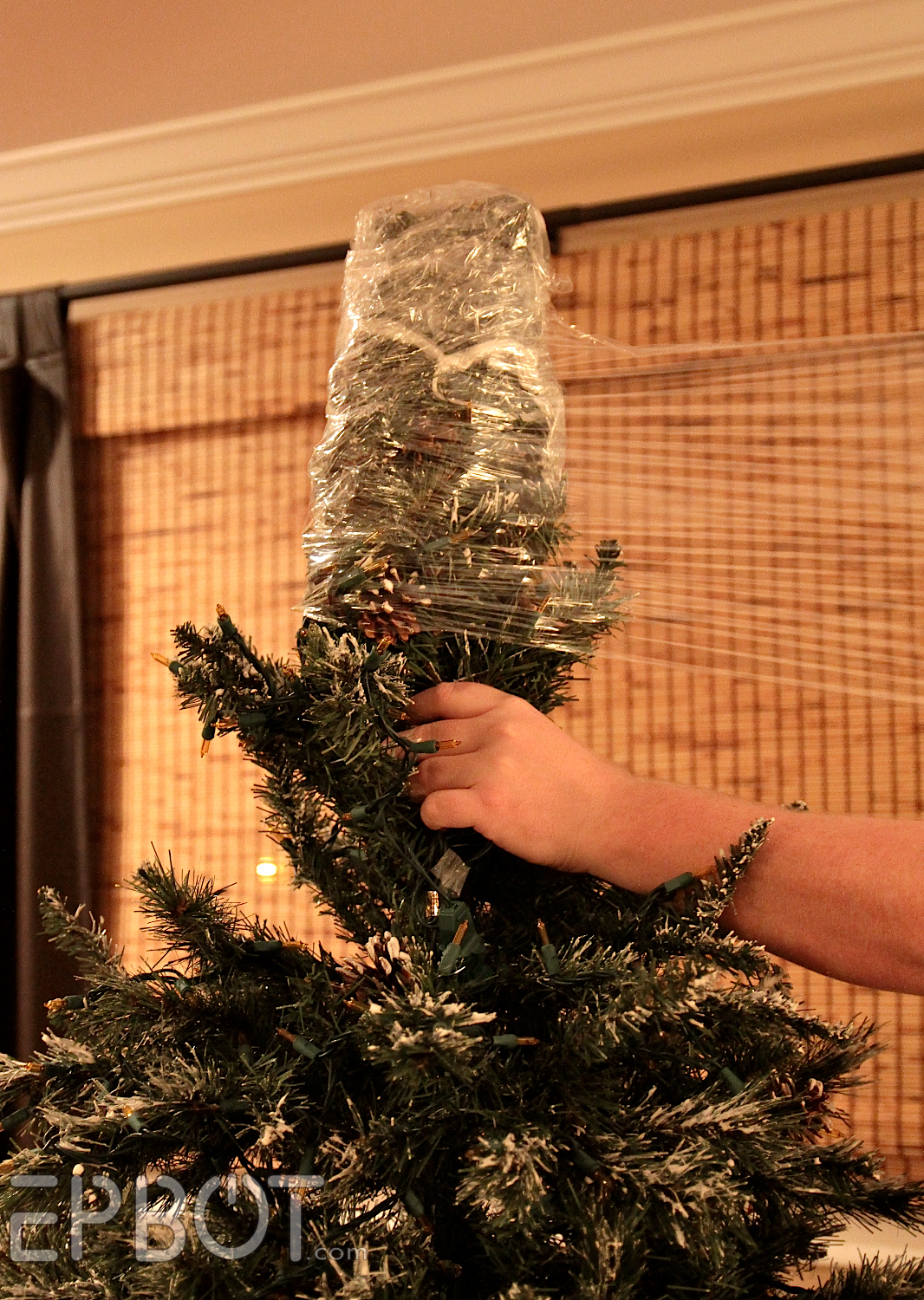 EPBOT: How To Shrink-Wrap Your Christmas Tree For Fun & Profit!