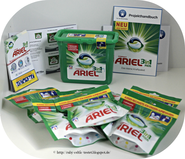 Ruby-Celtic testet: Ariel Regulär 3in1 PODS Flüssig Tabs Waschmittel
