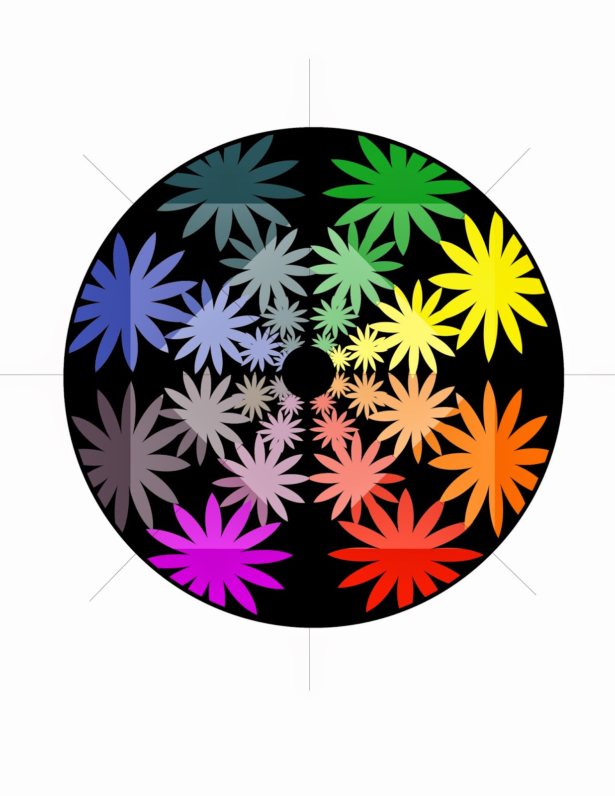 art : color wheel mandala