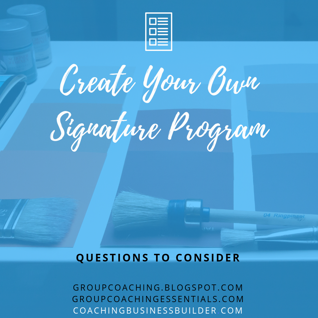 Group Coaching: Ins and Outs: 2018