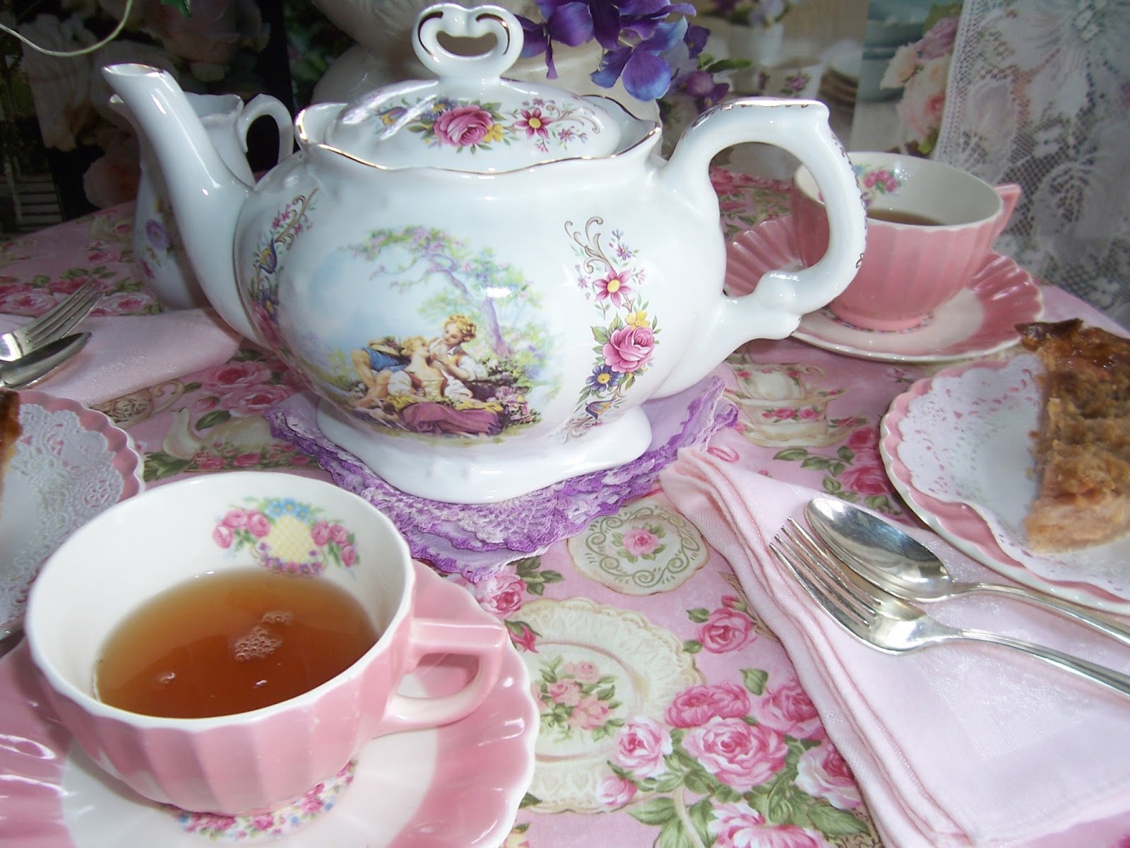 Two Cottages And Tea: My Cozy Tiny Tea Parlor