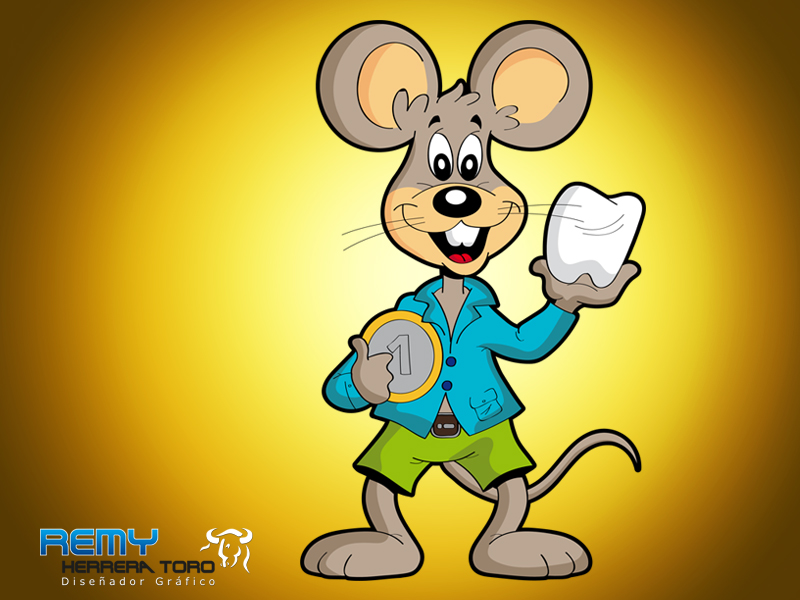 Remy Herrera - Diseñador Gráfico: Personaje para cuento "Ratoncito Pérez"