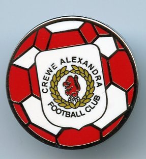Crewe Alexandra Football Club pin badges: January 2013