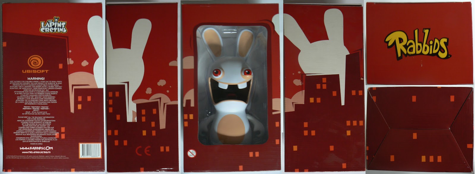 Dunny Addicts: Review: 12" Raving Rabbid 'Scream Edition' by Ubisoft