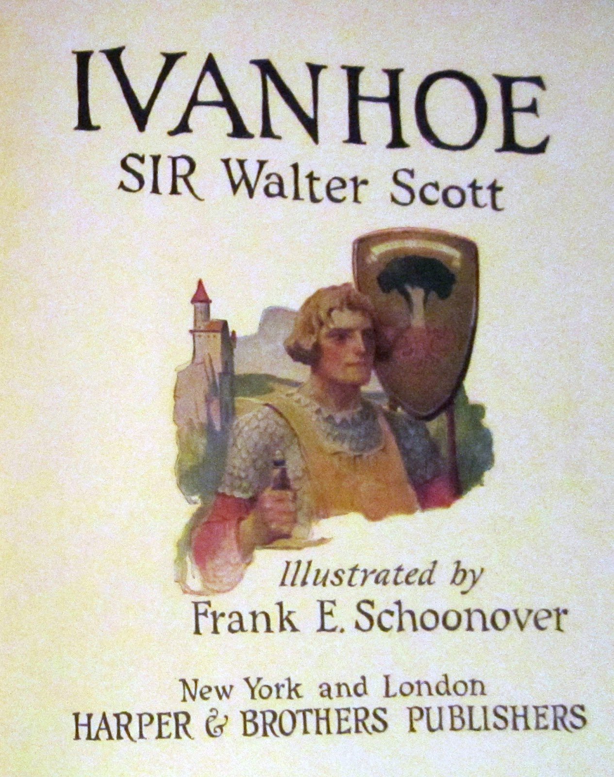 MI Vintage Book Reviews: Ivanhoe by Sir Walter Scott (1820) Illu.
