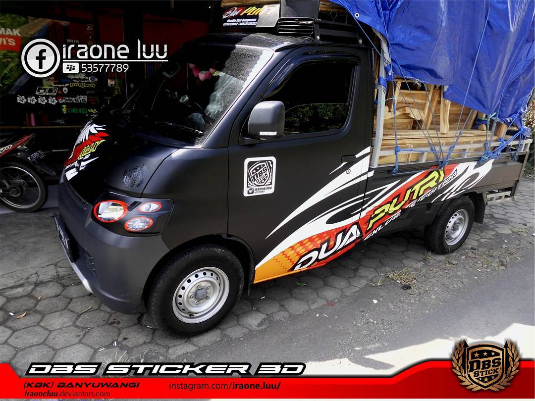 Cutting Sticker Mobil Grand Max - DBS Cutting Sticker 3D