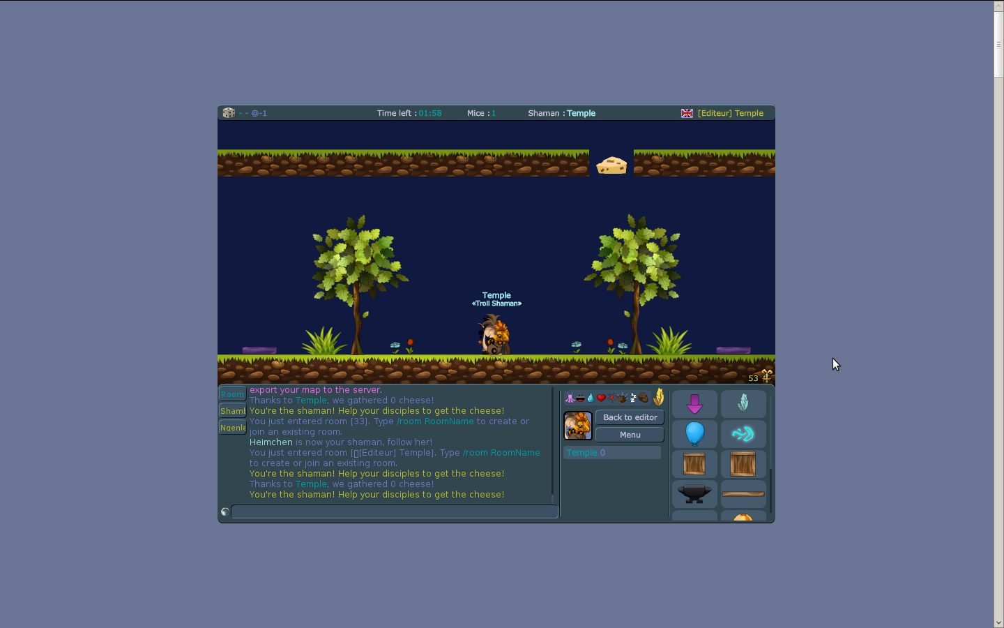 Temple Mouse - Making Maps & Taking Naps