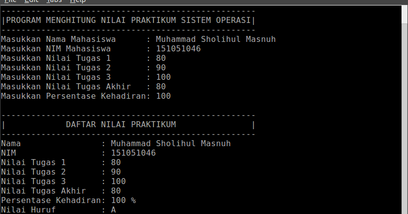 Program Menghitung Nilai Dengan Shell Script Linux ~ Teknik Informatika