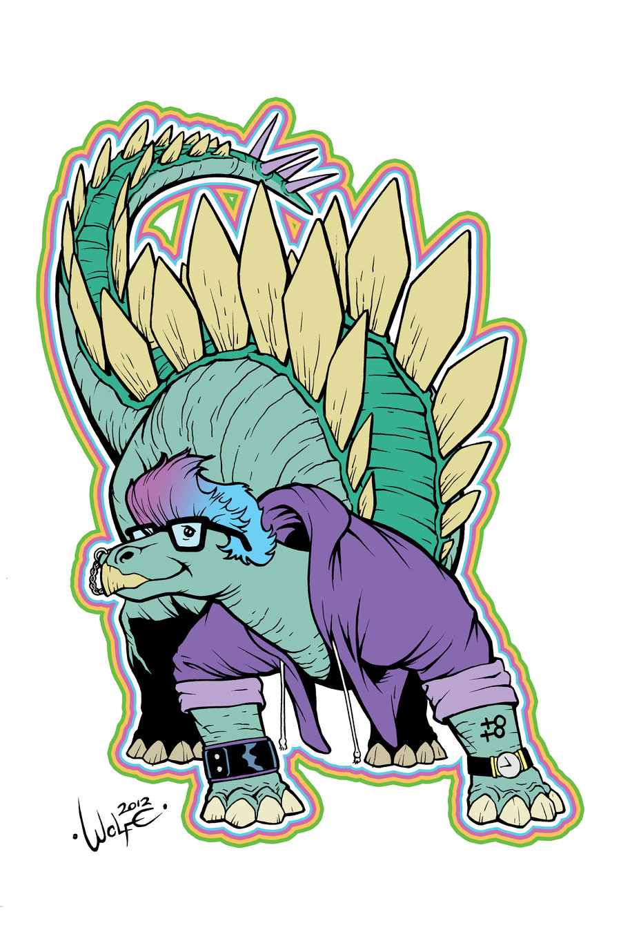 Koprolitos: Los dinosaurios LGBT de Wolfe Hanson