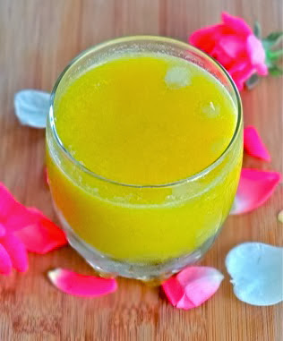 Mango ginger juice