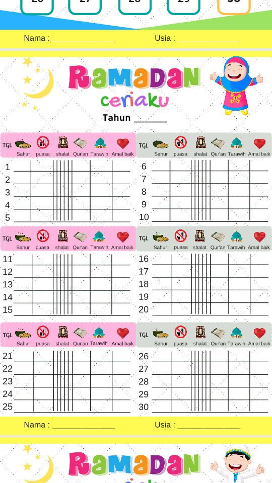 Sekadar Berbagi: Guidebook Ramadhan for Kids