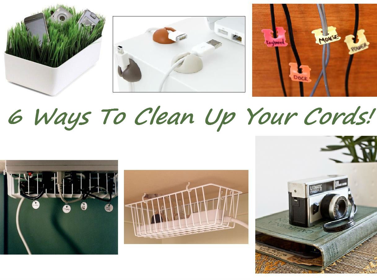 Never Listless: OO: 6 Ways To Control Your Cord Clutter!