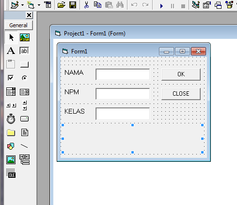 sistem input output: Aplikasi sederhana pada visual basic