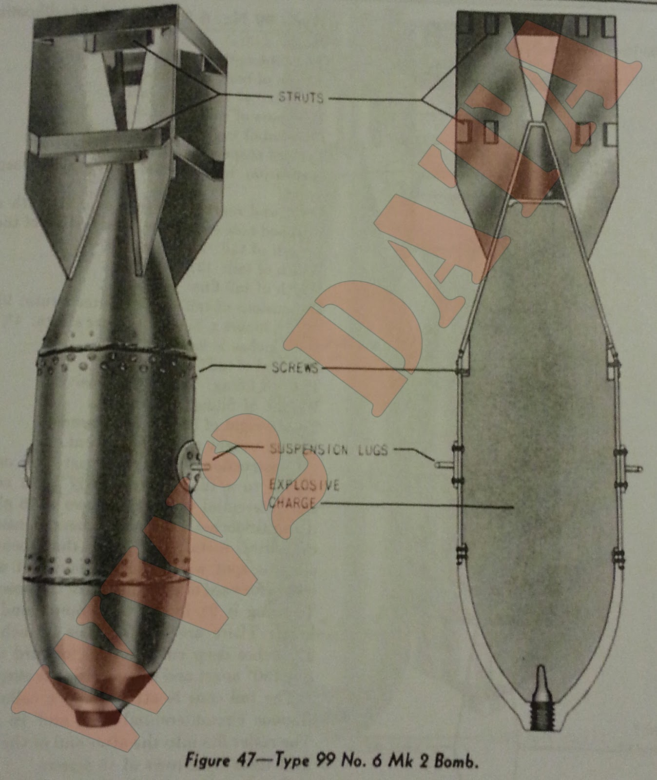 WW2 Equipment Data: Imperial Japanese Navy Explosives - Bombs (Part 2)