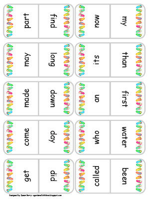 A Garden of Children: Sight Word Dominoes