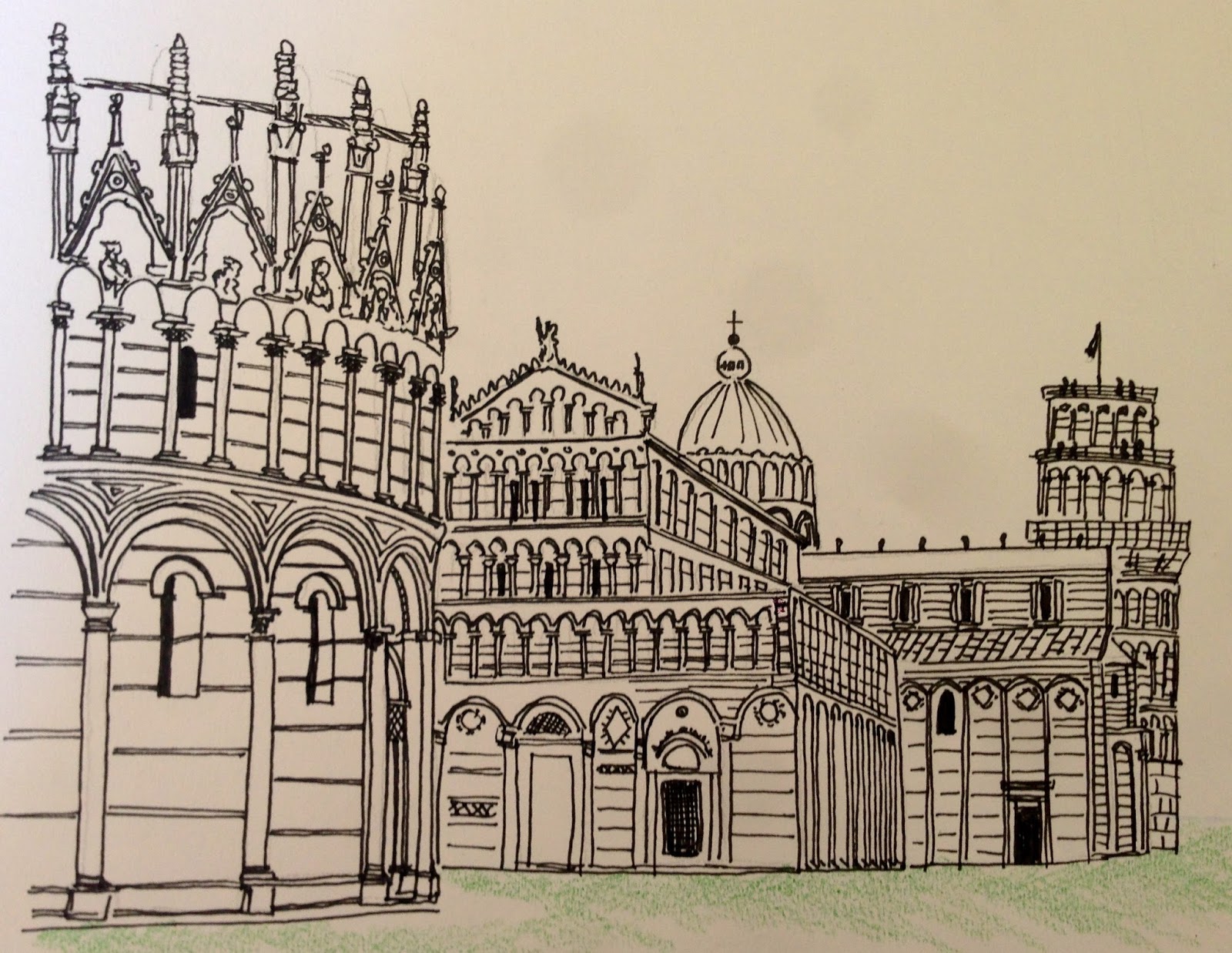 16 – Townscape | OCAdrawing1jfm