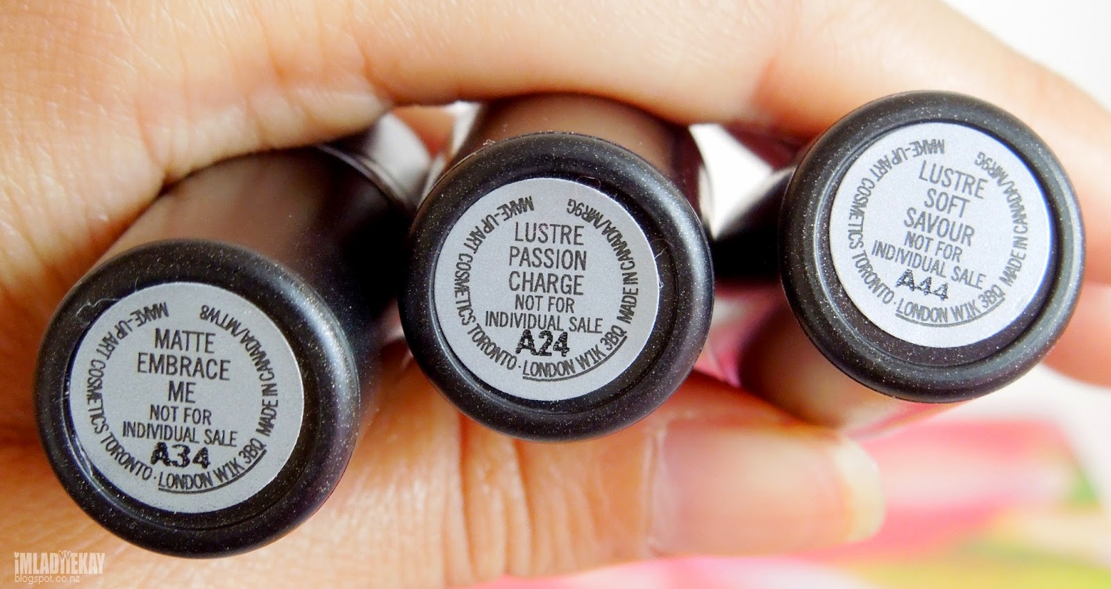 Kay Cake Beauty: MAC Look In A Box Lipsticks ♥ MAC Embrace Me / MAC ...