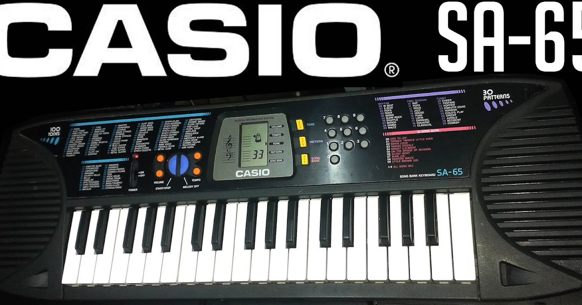 MINI TECLADOS CASIO - CASIO MINI KEYBOARDS: CASIO SA-65