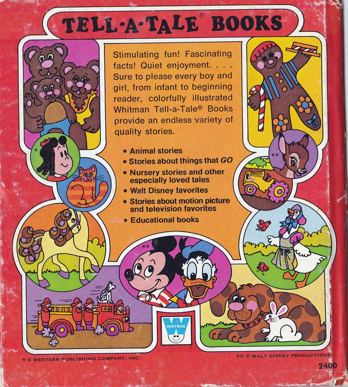 Vintage Books for the Very Young: 3 Whitman-Tell-a-Tale Books