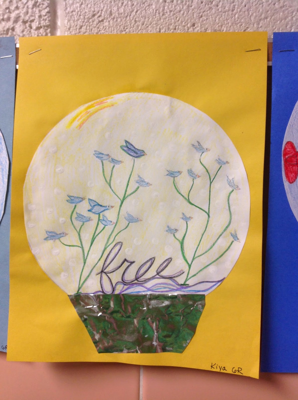 The Artsy Fartsy Art Room: 6th Grade Snow Globes