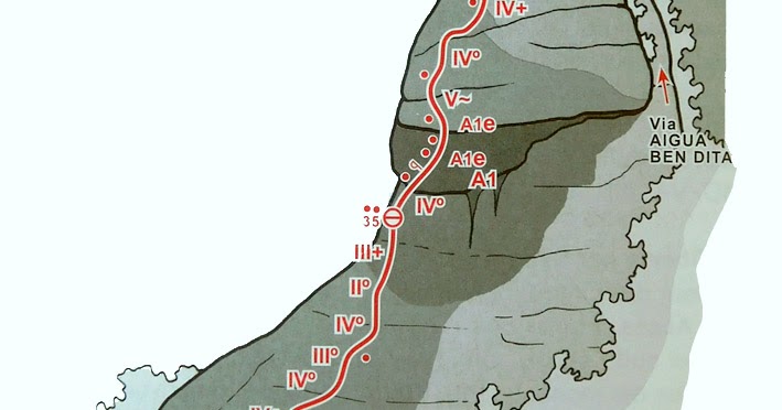Joan Begué Puig a l'Agulla del Megui (cota 448)