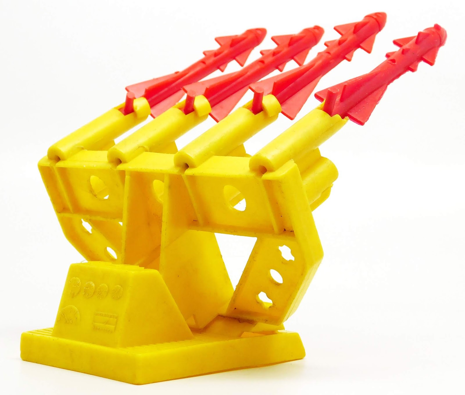 Toys and Stuff: MPC Multi-Rocket Launcher - Yellow-Yellow