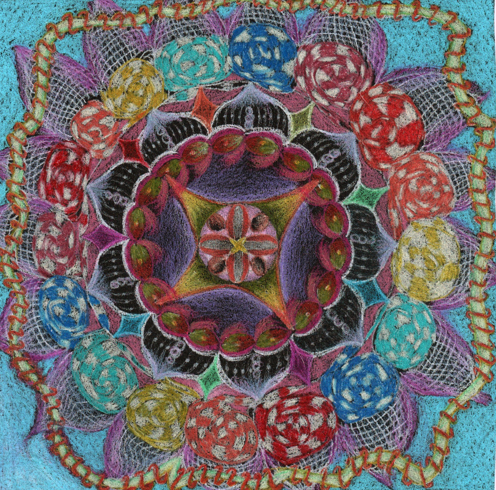 Cathartic Creativity: Colored Pencil and Mandalas
