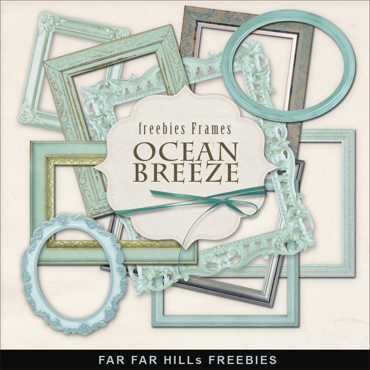 New Freebies Wooden Frames Kit - Ocean Breeze:Far Far Hill - Free ...