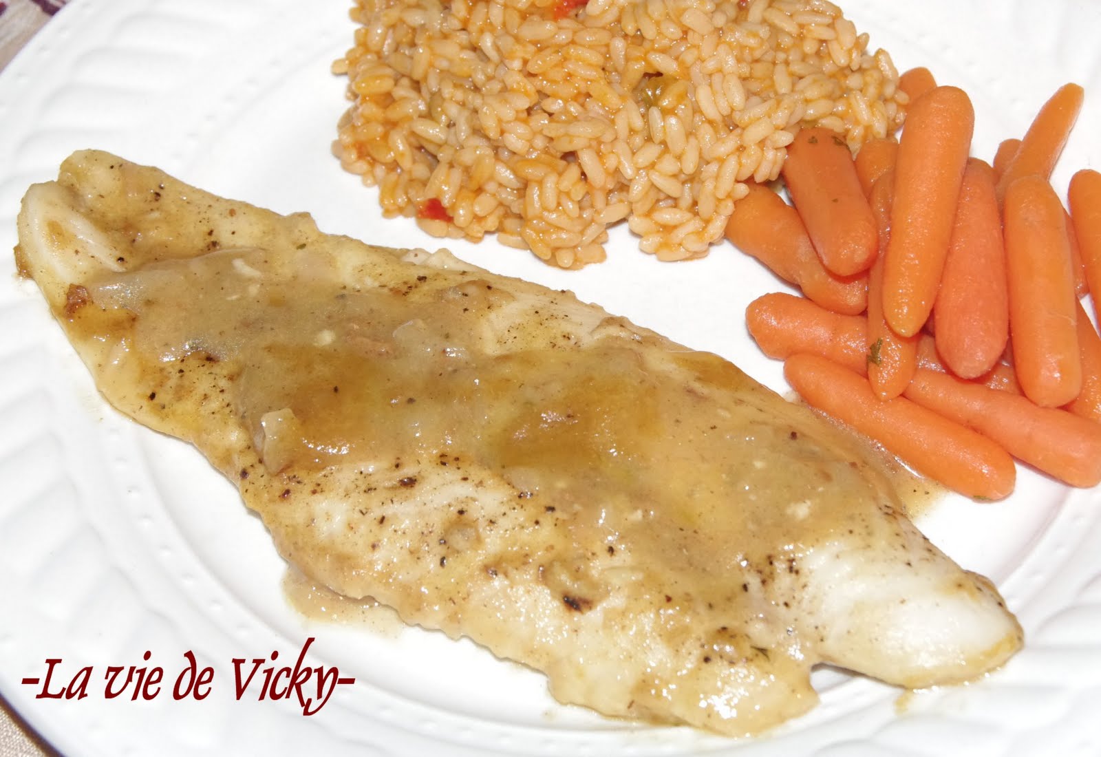 Ma petite vie!: Filet de pangasius à la moutarde et miel