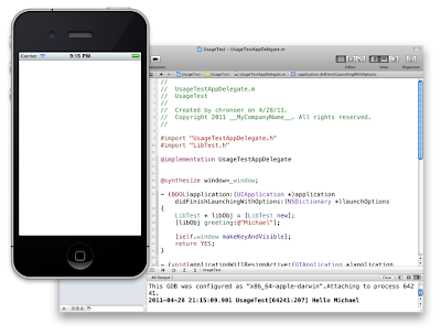 Developer's Note: Build Static Library in Xcode 4