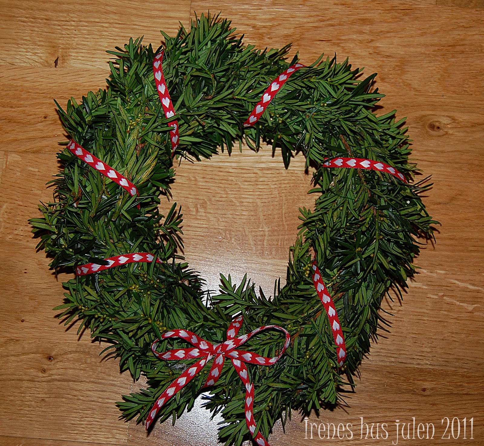 Irenes hus: Årets julkransar!