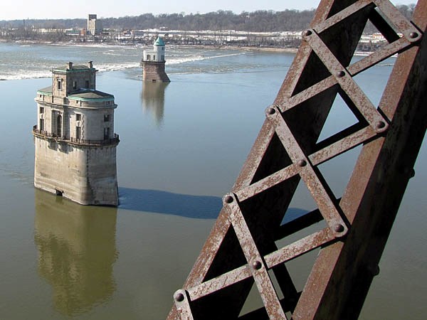 Chain Of Rocks Bridge Construction