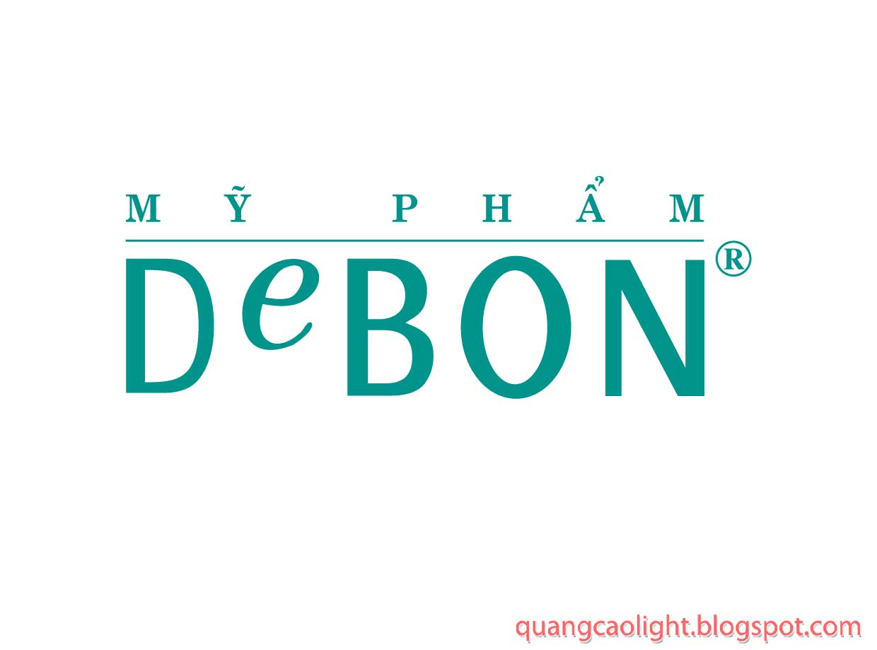 Logo hãng mỹ phẩm DeBon file Vector - công ty in ấn
