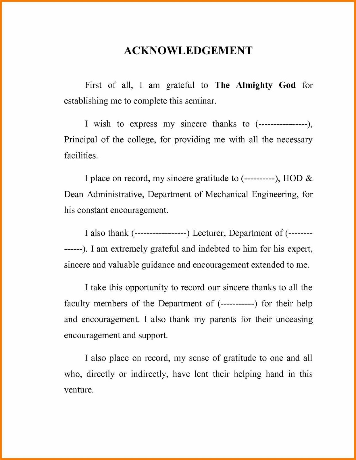 acknowledgement for assignment - Scribd india