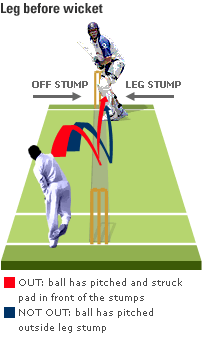 How LBW is given in Cricket