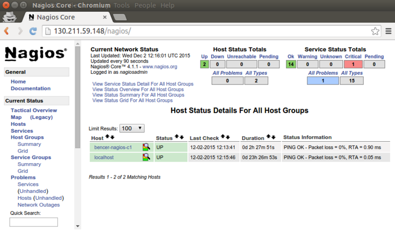 Bài 2 - Sử dụng giao diện web của Nagios - HuuTuan.Info