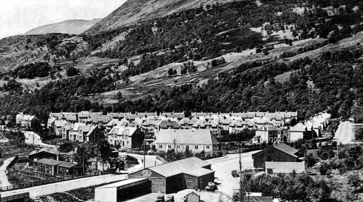 Tour Scotland: Old Photograph Kinlochmore Scotland