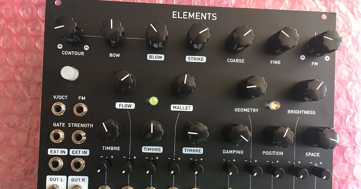 MATRIXSYNTH: Mutable Instruments Elements Modal Synthesizer Eurorack Module