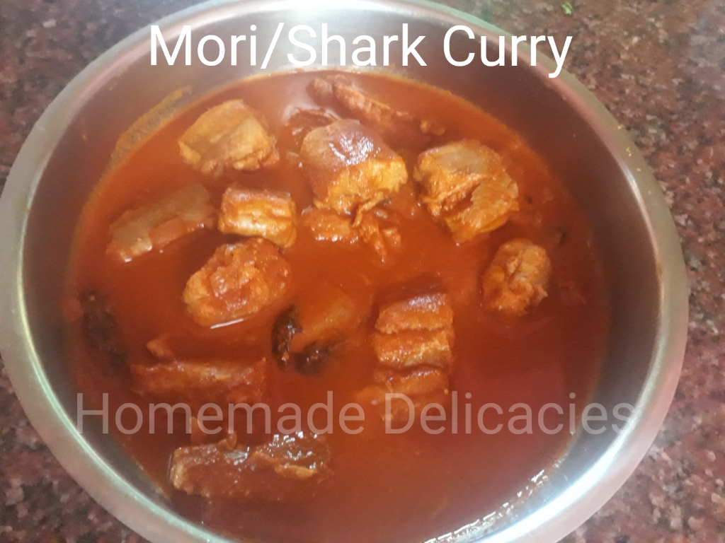 Homemade Delicacies: Shark curry (Mori Curry)