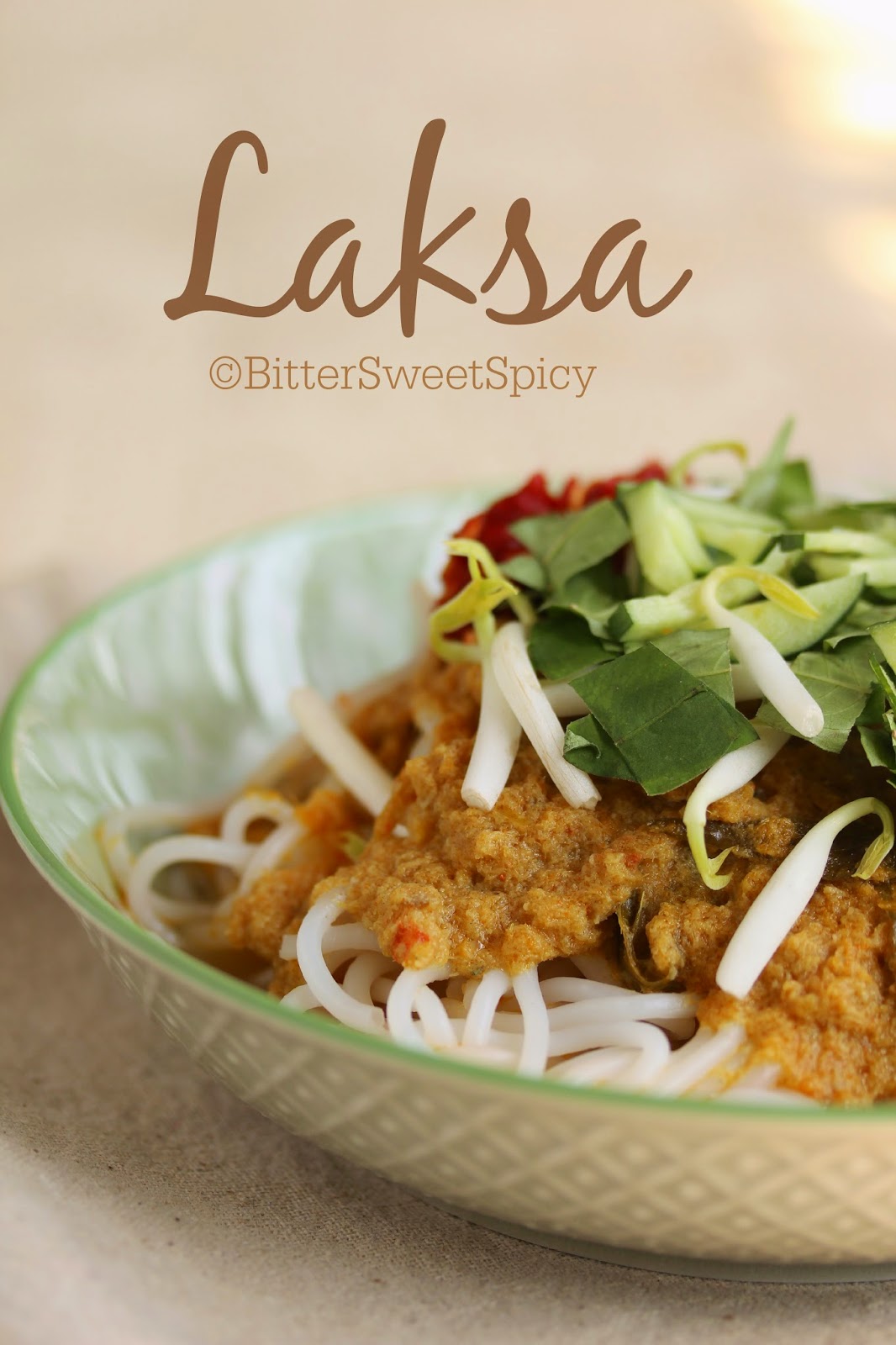 BitterSweetSpicy: Laksa Kampung Siglap a.k.a. Laksa Johor