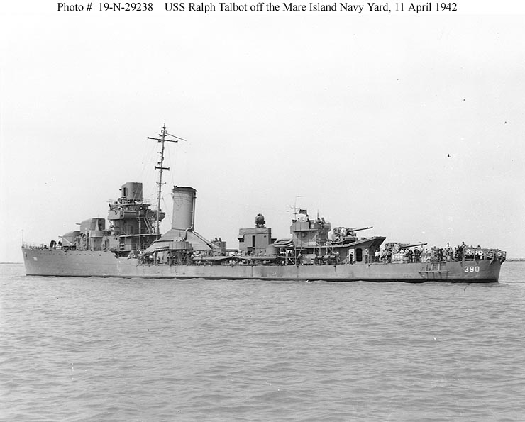 Naval Warfare: USS Ralph Talbot (DD-390)