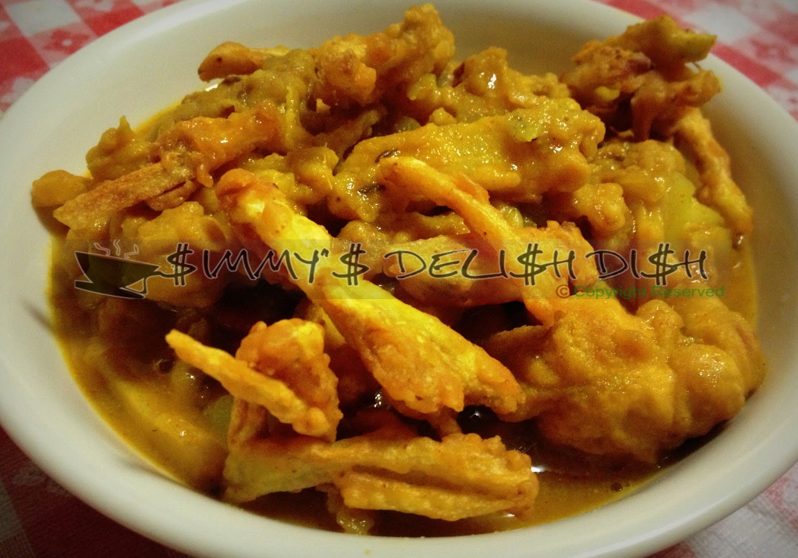 PAKUDI TARKARI(PAKODA CURRY)
