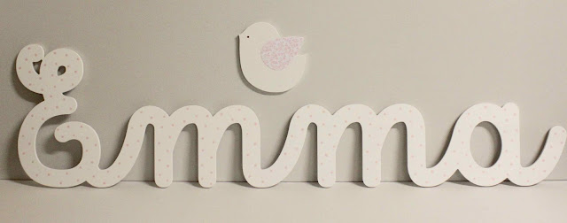 letras y nombres para decorar habitaciones infantiles