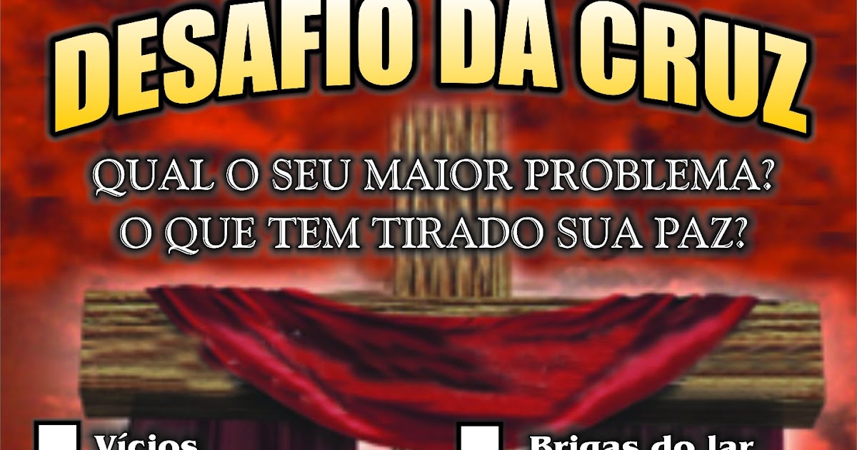 Frases Fju Pa Folheto Desafio Da Cruz