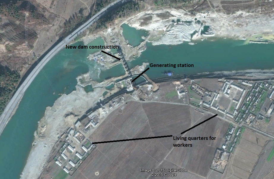 AccessDPRK: Kaechon Hydroelectric Dam Under Construction