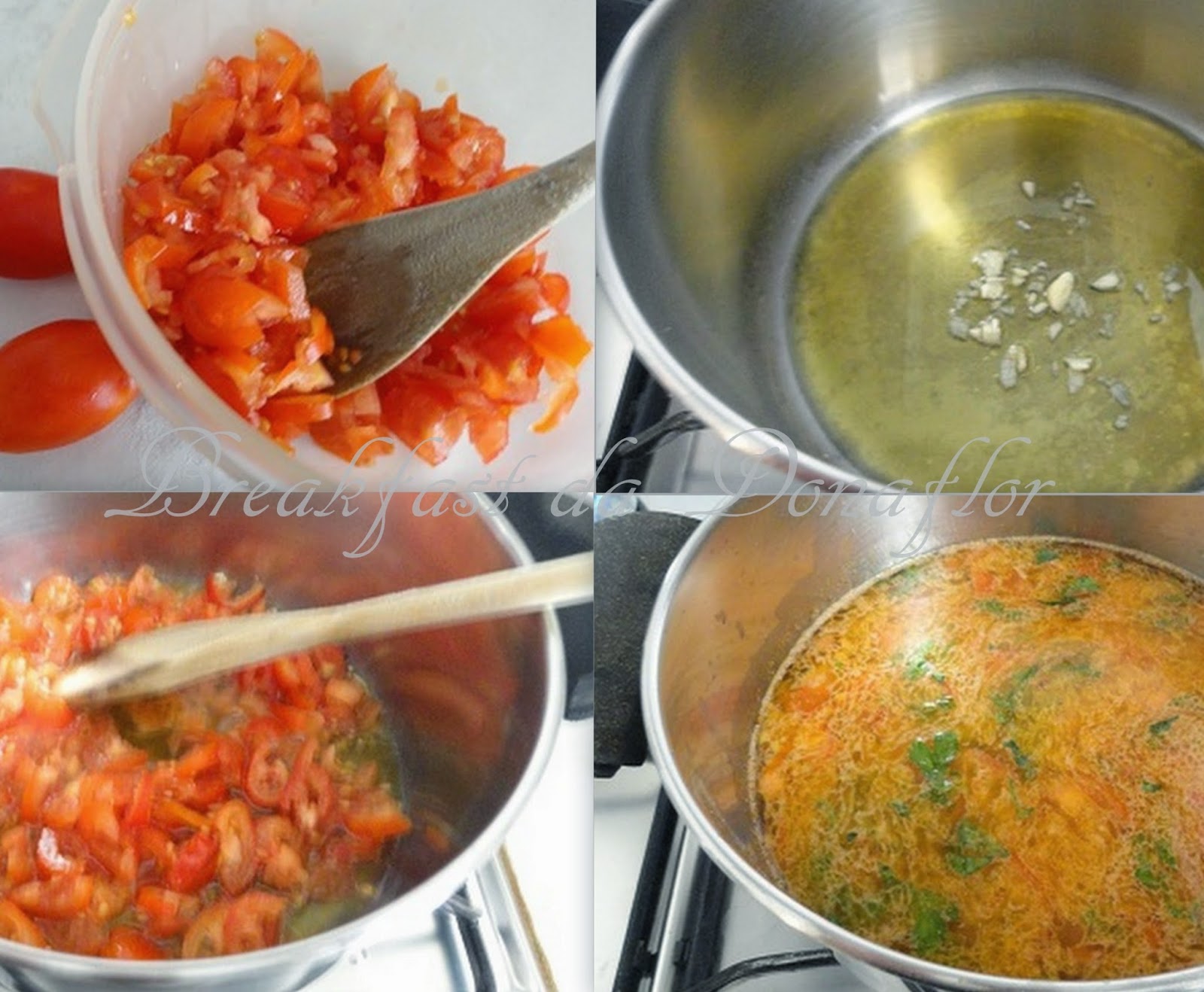 Tubetti in brodo di pesce lucerna